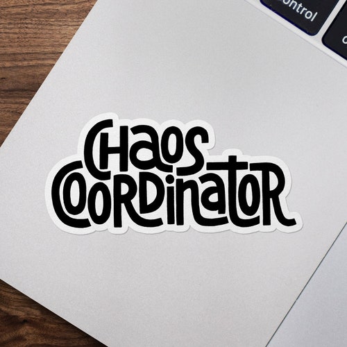 Chaos Coordinator Sticker Wedding Planner Funny Sticker - Etsy