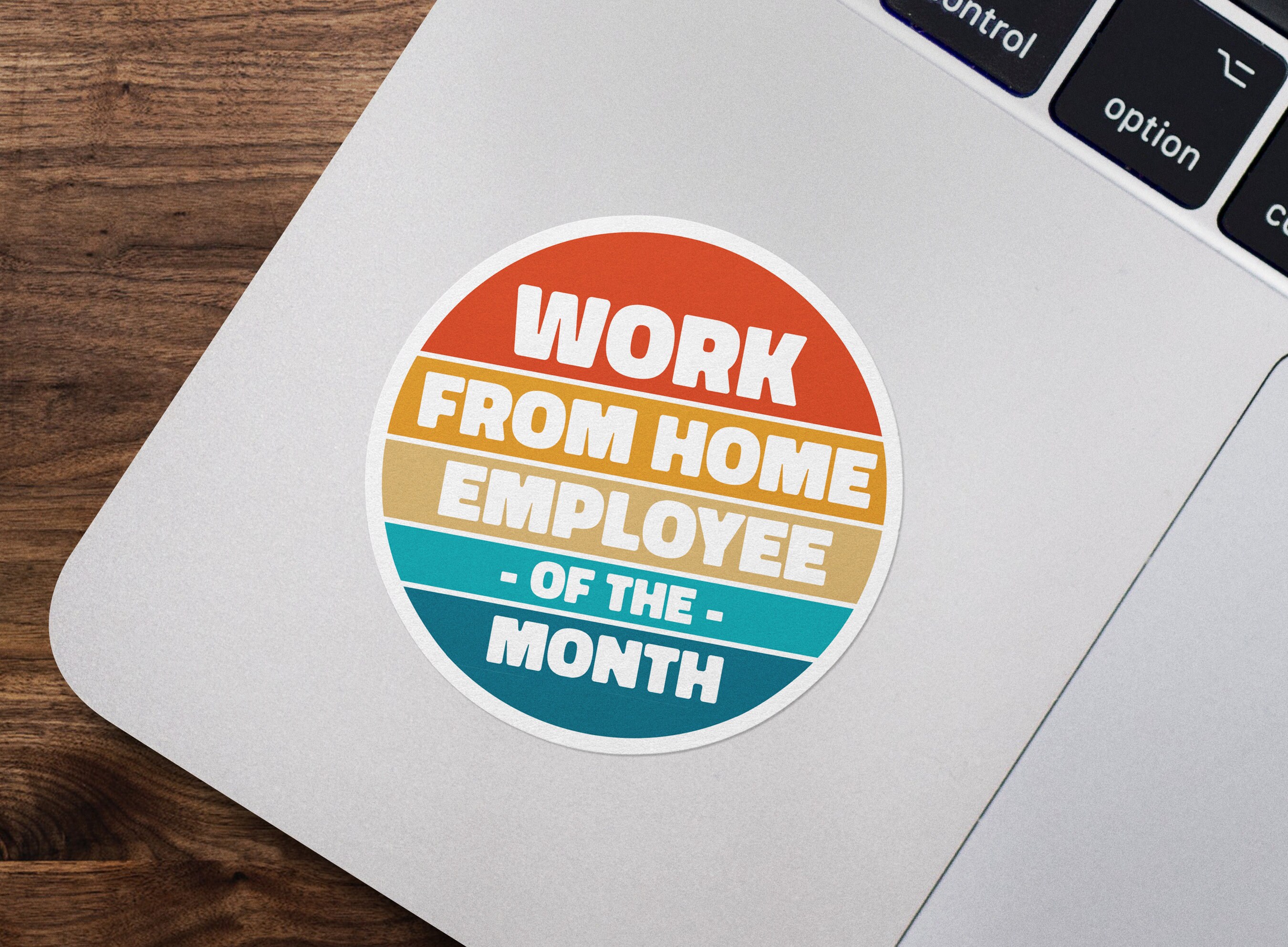 Work From Home Employee of the Month Sticker Funny Remote - Etsy