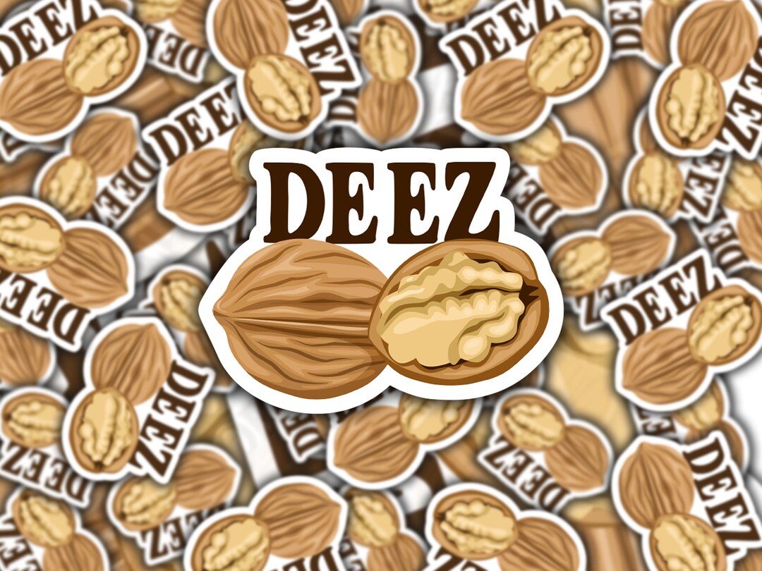 Deez Nuts Sticker, Funny Inappropriate, Dad Humor, Walnuts, Peanuts ...