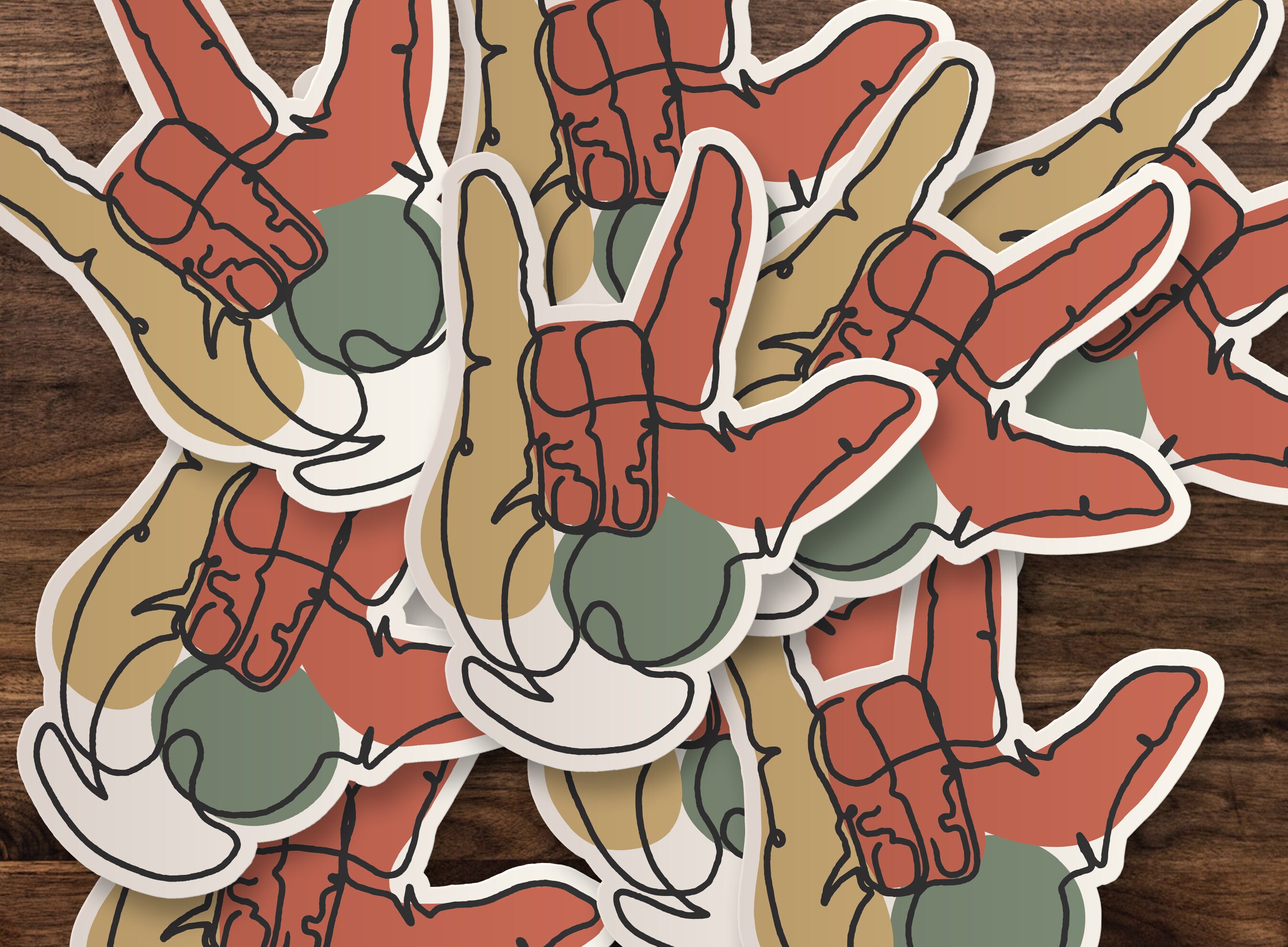 ILY ASL Sign I Love You Sticker Love Decal American Sign | Etsy