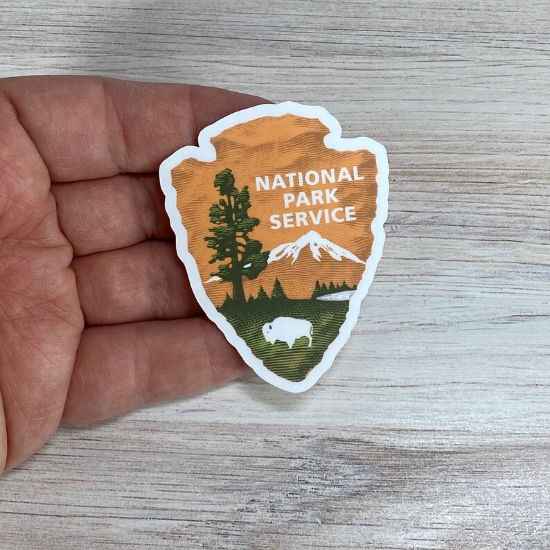 National Park Service Logo Sticker US National Parks Decal | Etsy