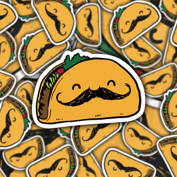 Mustache Stickers - Etsy