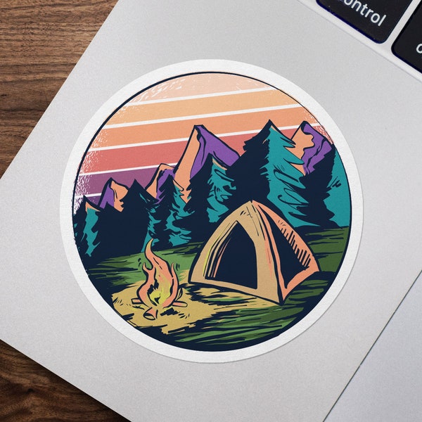 Tent Sticker - Etsy
