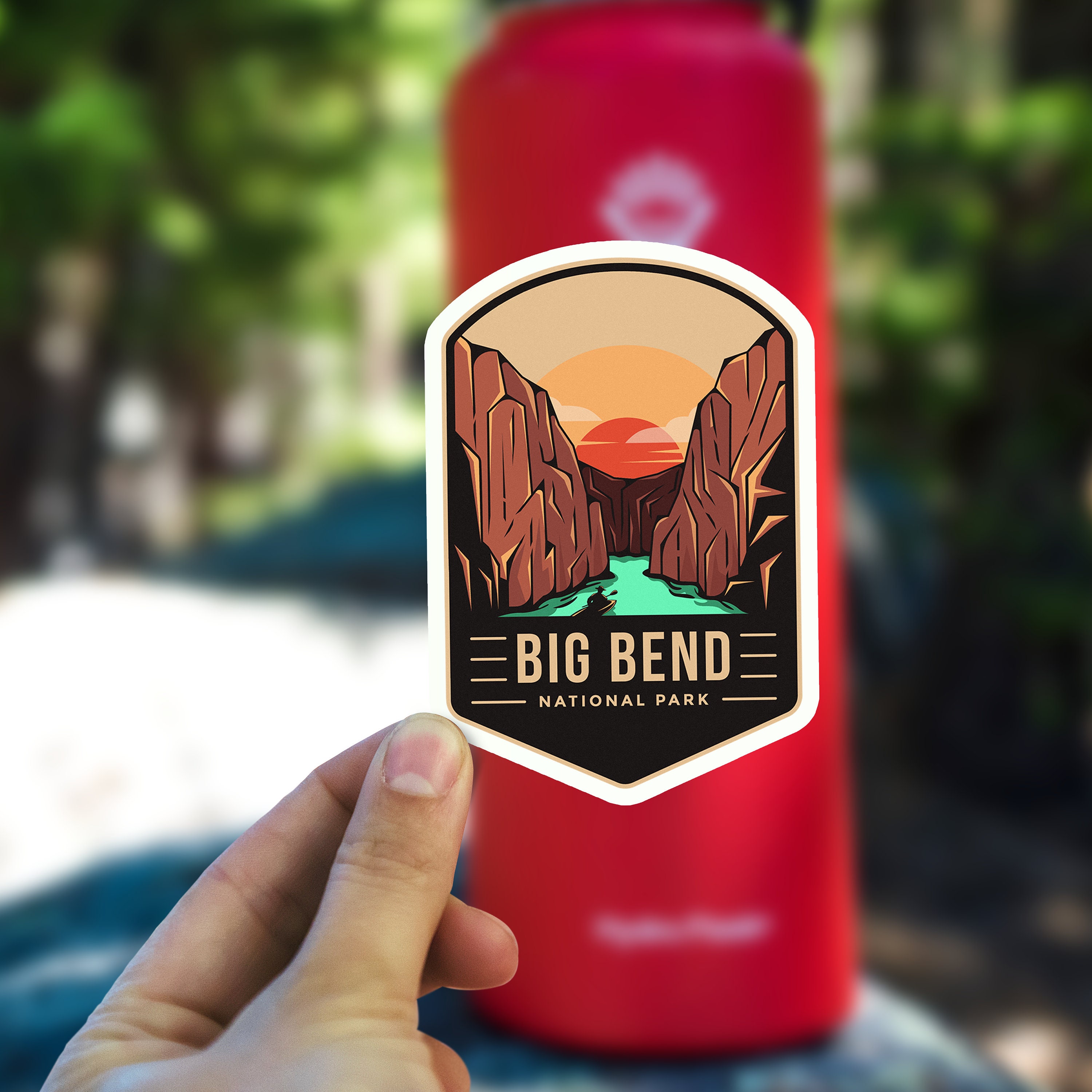 Big Bend National Park Badge Sticker US National Parks Decal - Etsy