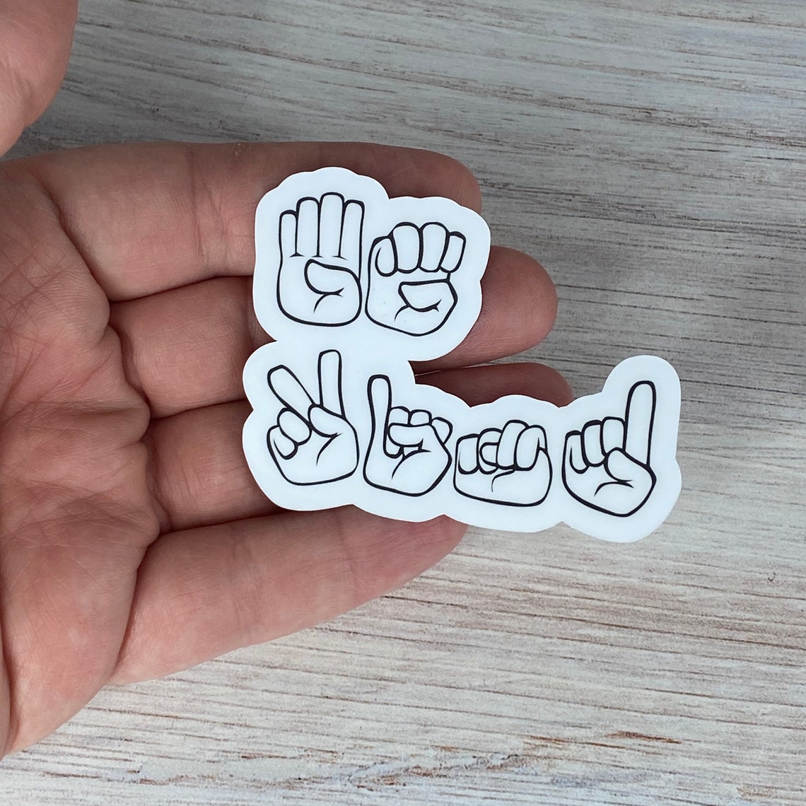 Be Kind Sticker Kindness Decal American Sign Language ASL | Etsy