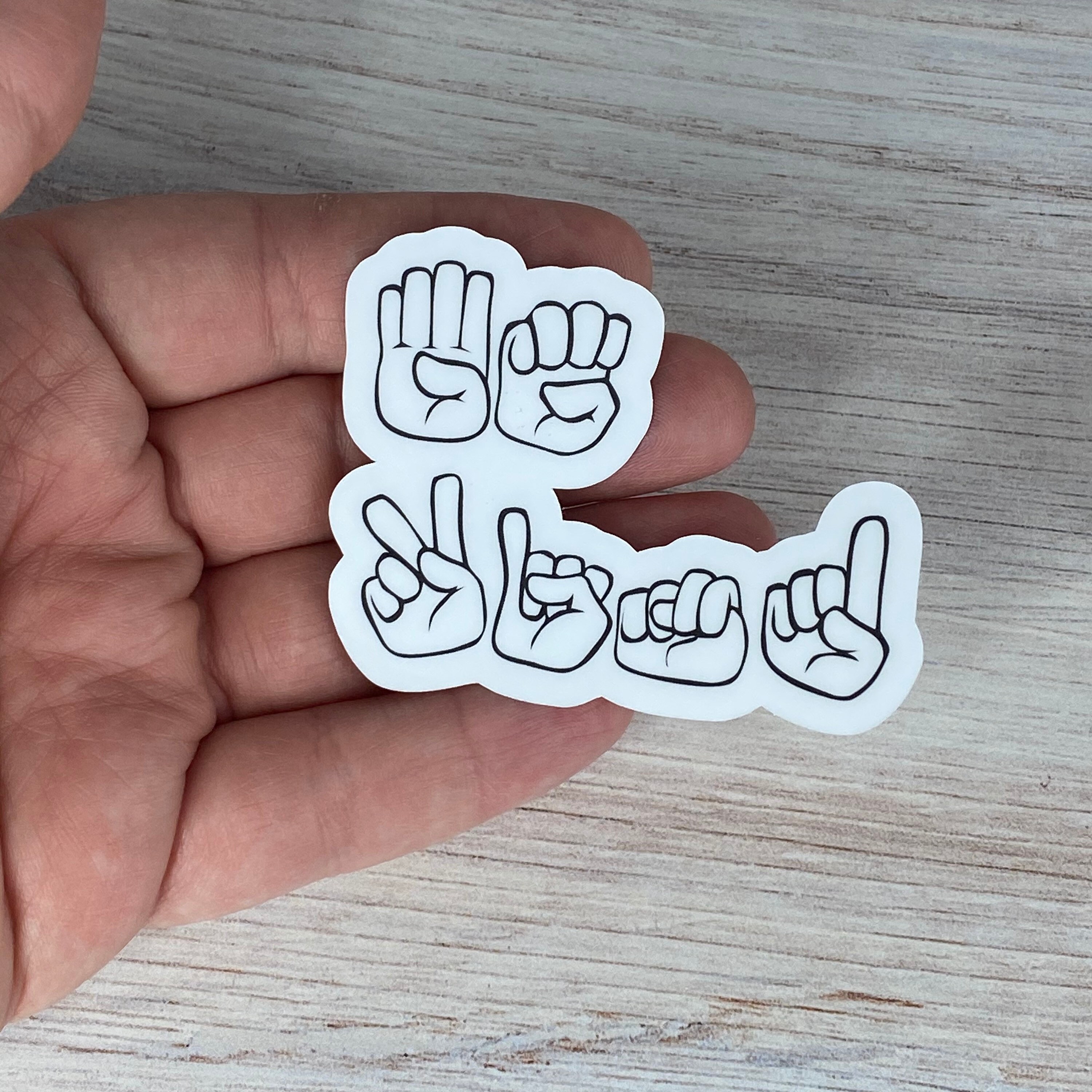 Be Kind Sticker Kindness Decal American Sign Language ASL - Etsy