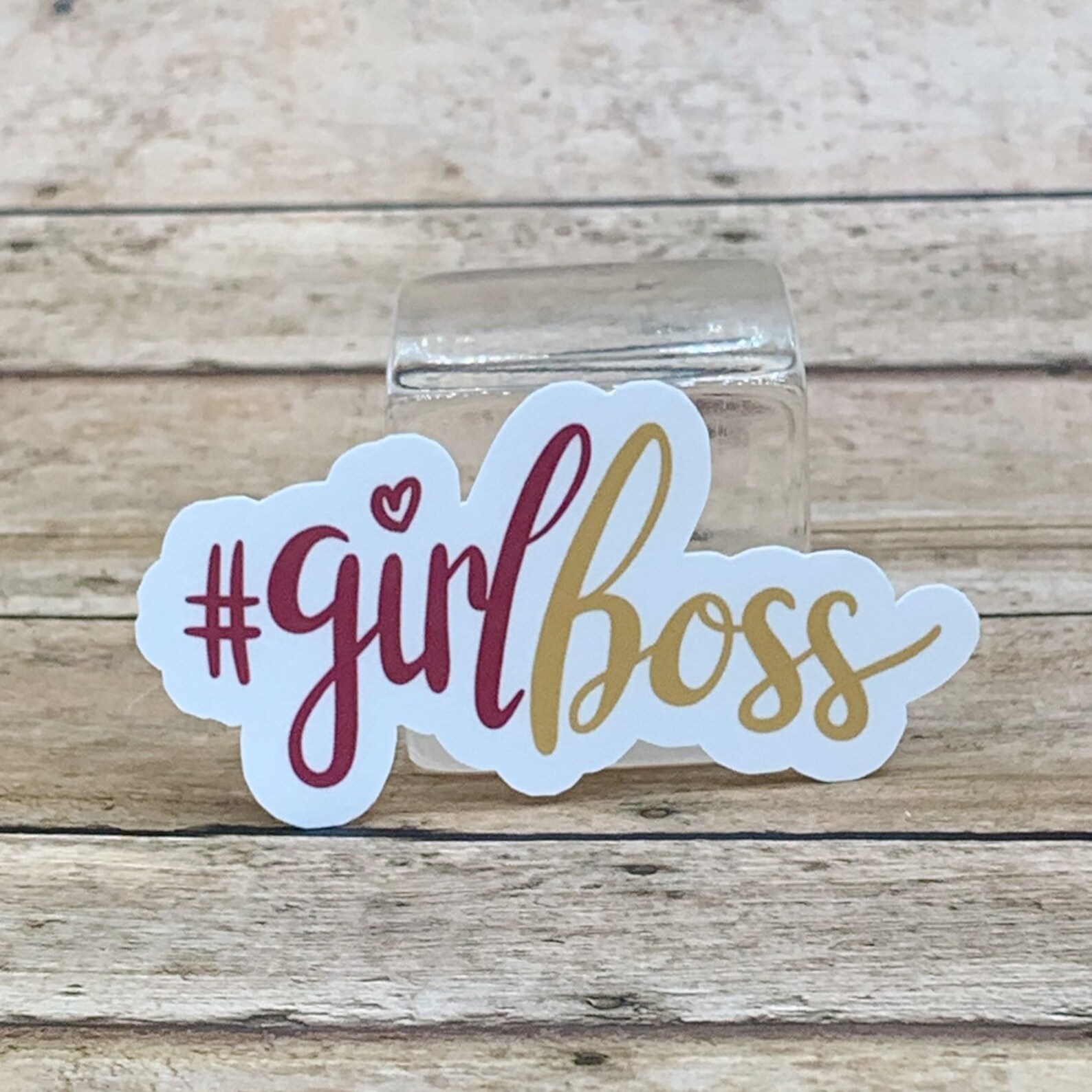 Girl Boss Stickers Girl Boss Decals Hashtag Girl Boss Etsy
