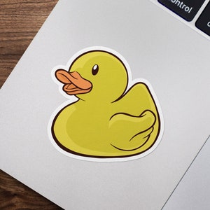 Rubber Duck Sticker Rubber Ducky Decal Waterproof Vinyl - Etsy