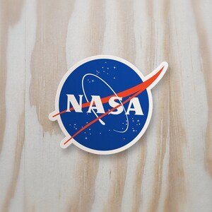 NASA Logo Sticker, US National Aeronautics and Space Administration ...