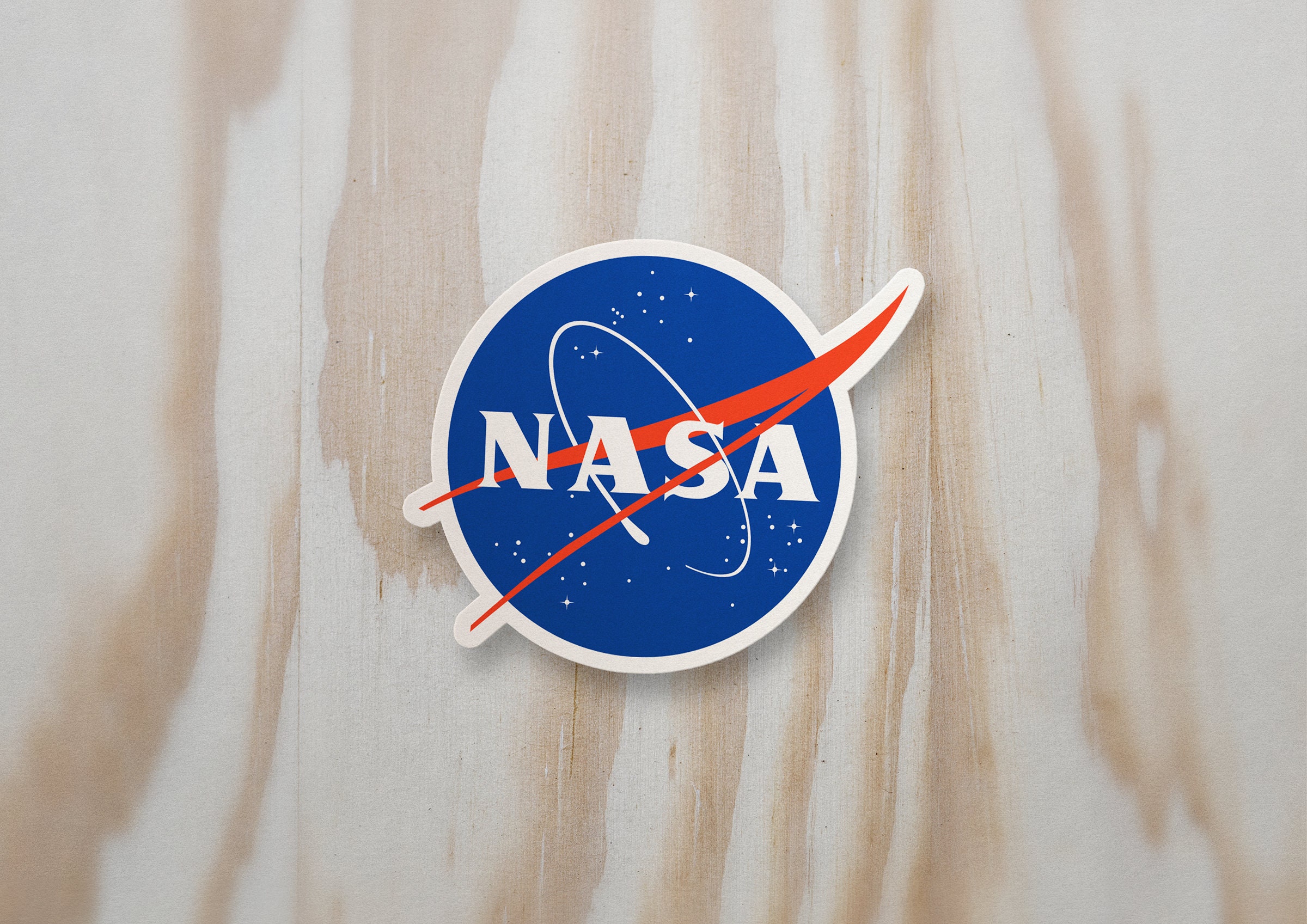 NASA Logo Sticker US National Aeronautics and Space - Etsy