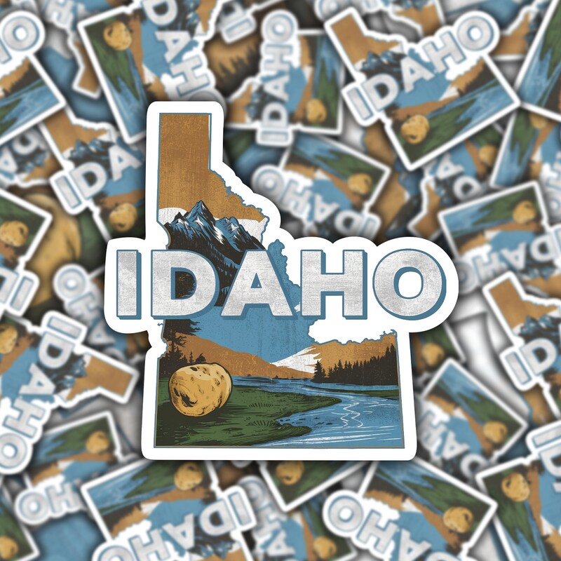 Idaho Stickers - Etsy