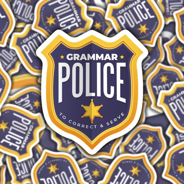 Grammar Police - Etsy