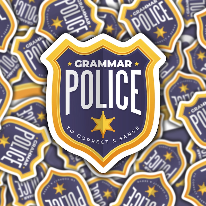 Grammar Police - Etsy