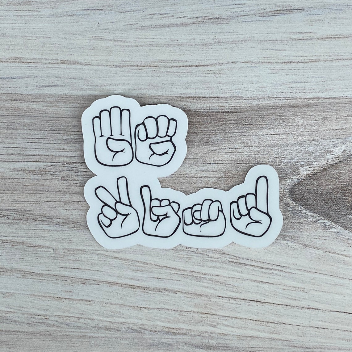 Be Kind Sticker Kindness Decal American Sign Language ASL | Etsy