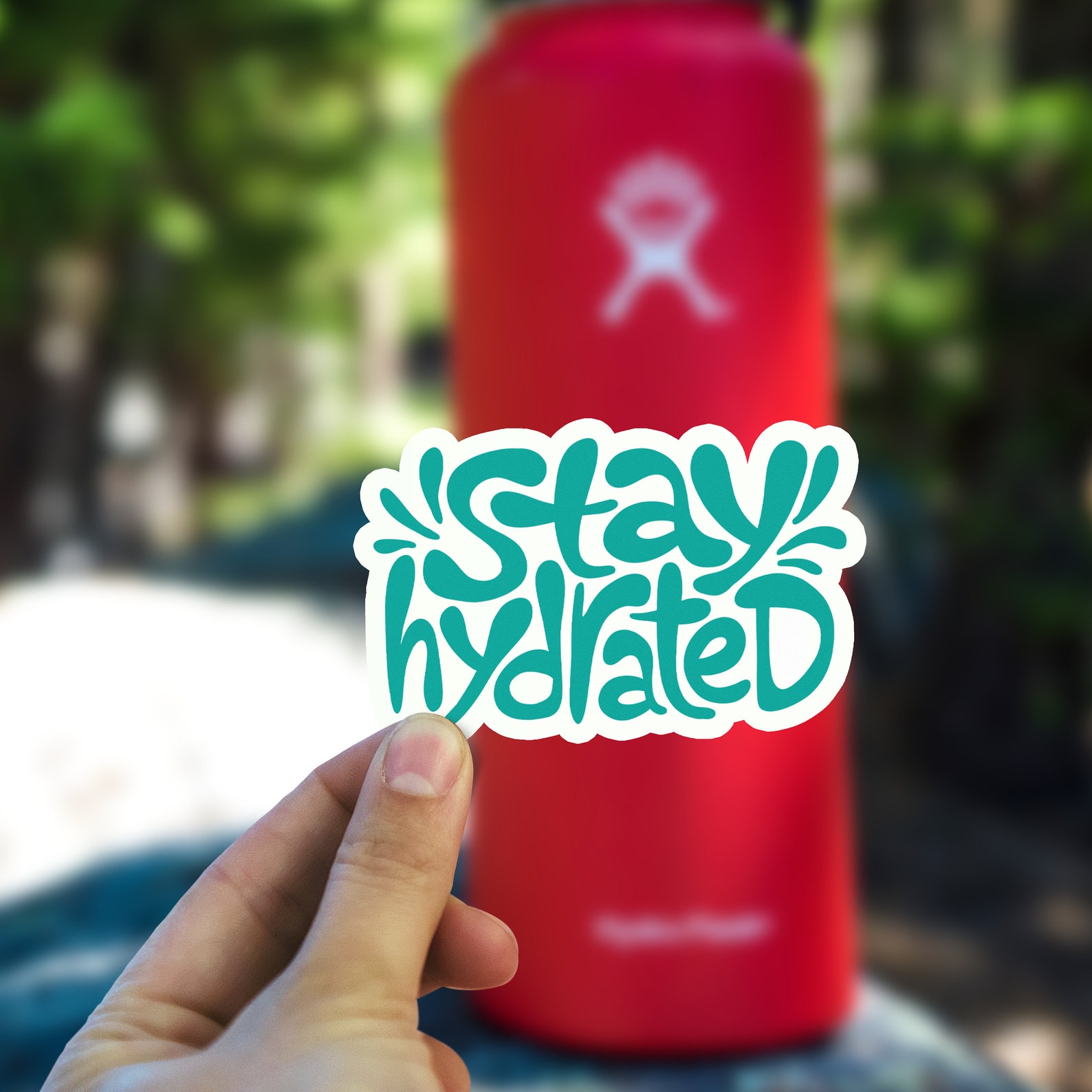 Stay Hydrated Sticker Hydration Reminder Sticker Drink | Etsy