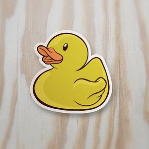 Rubber Duck Sticker, Rubber Ducky Decal, Waterproof Vinyl Sticker for ...