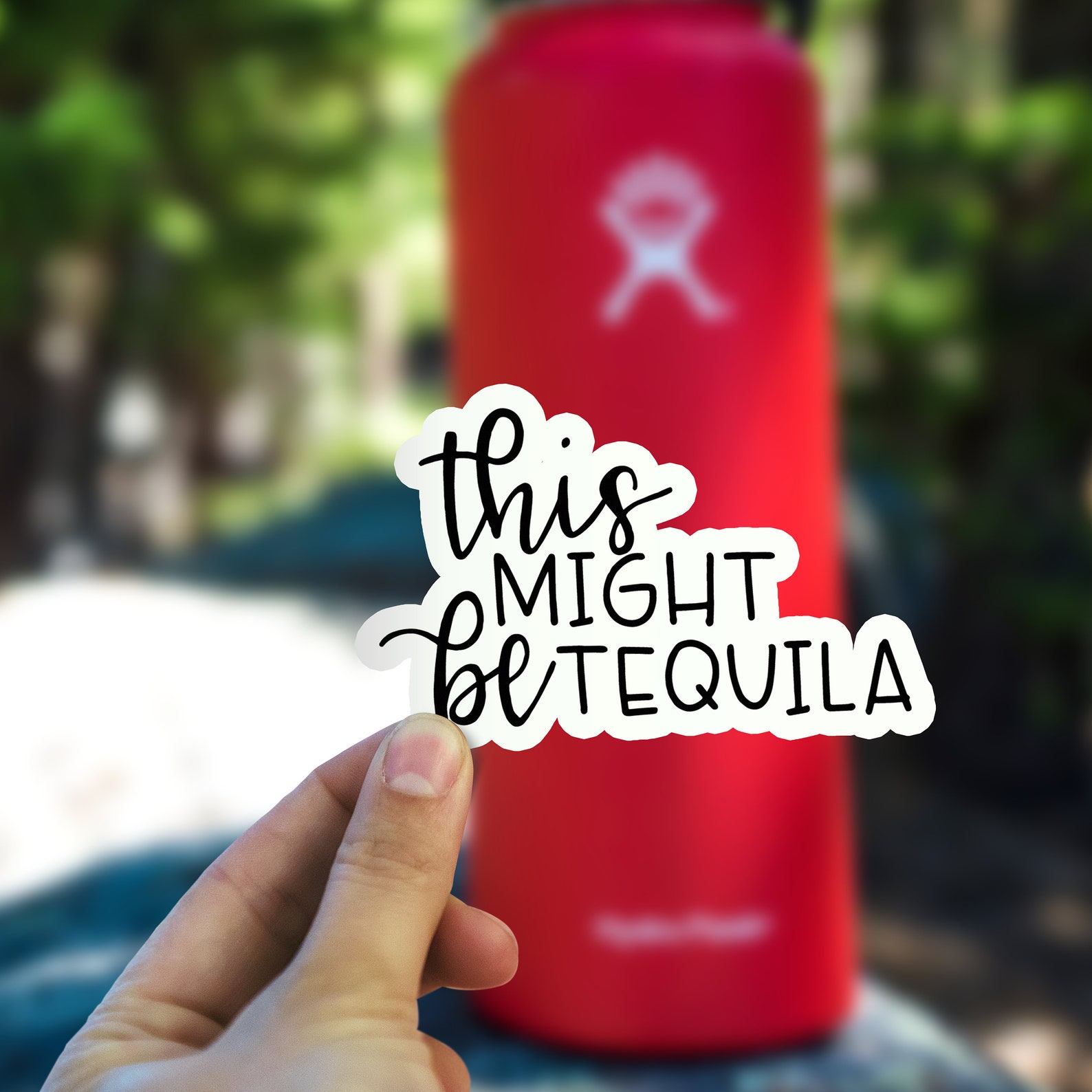 This Might Be Tequila Sticker, Funny Alcohol Drinker Decal ...