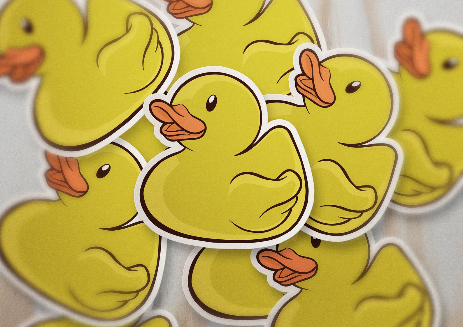 Rubber Duck Sticker Rubber Ducky Decal Waterproof Vinyl - Etsy