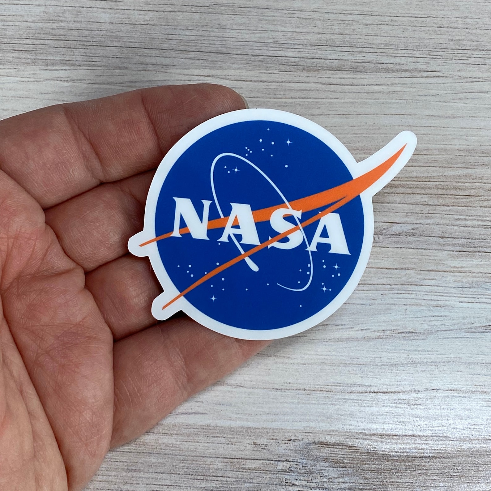 NASA Logo Sticker US National Aeronautics and Space | Etsy