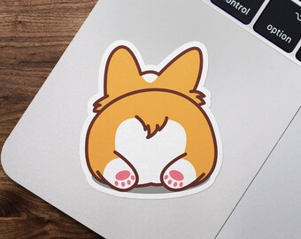 Corgi Butt Sticker - Etsy