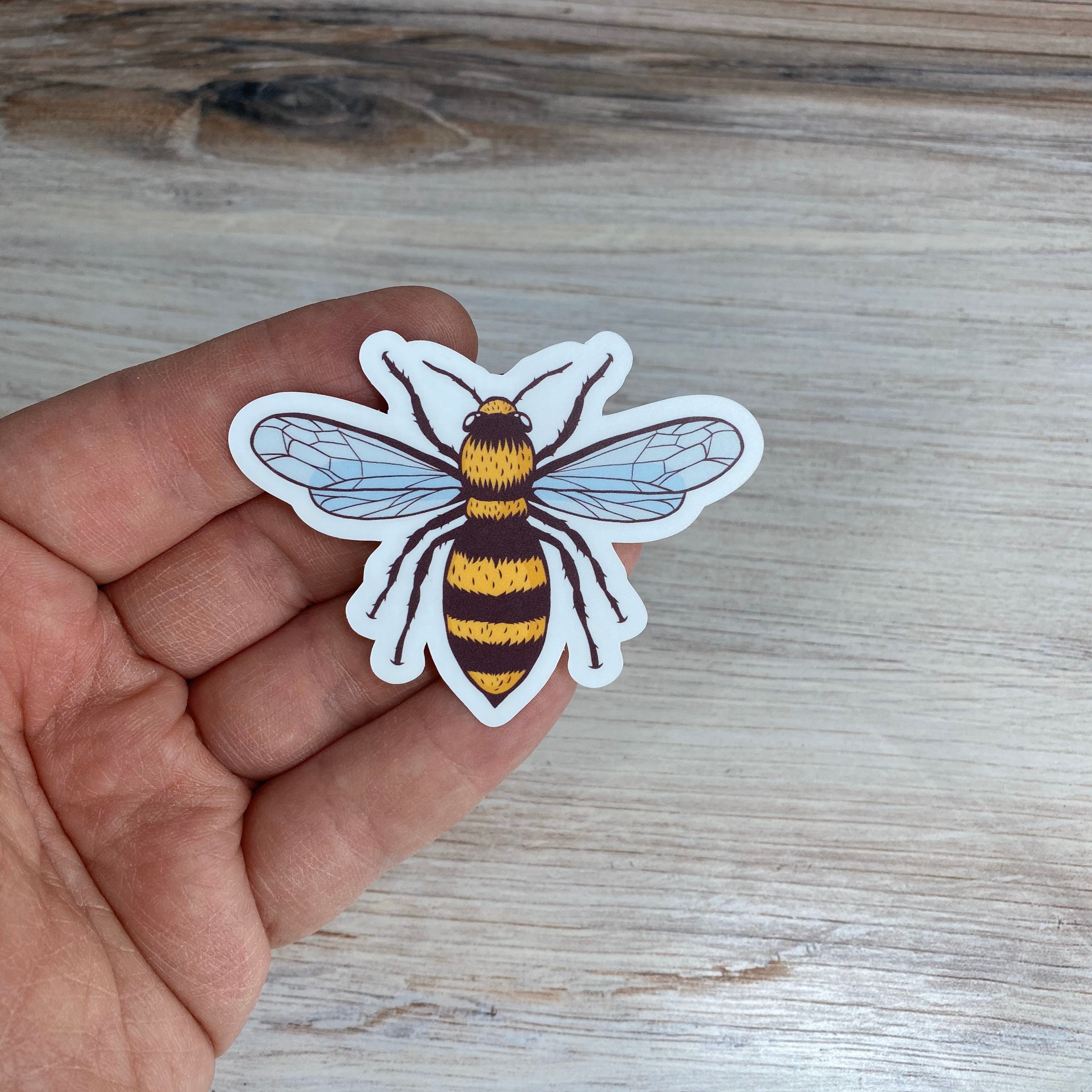 Bumble Bee Sticker Bee Decal Save the Bees Waterproof Vinyl - Etsy