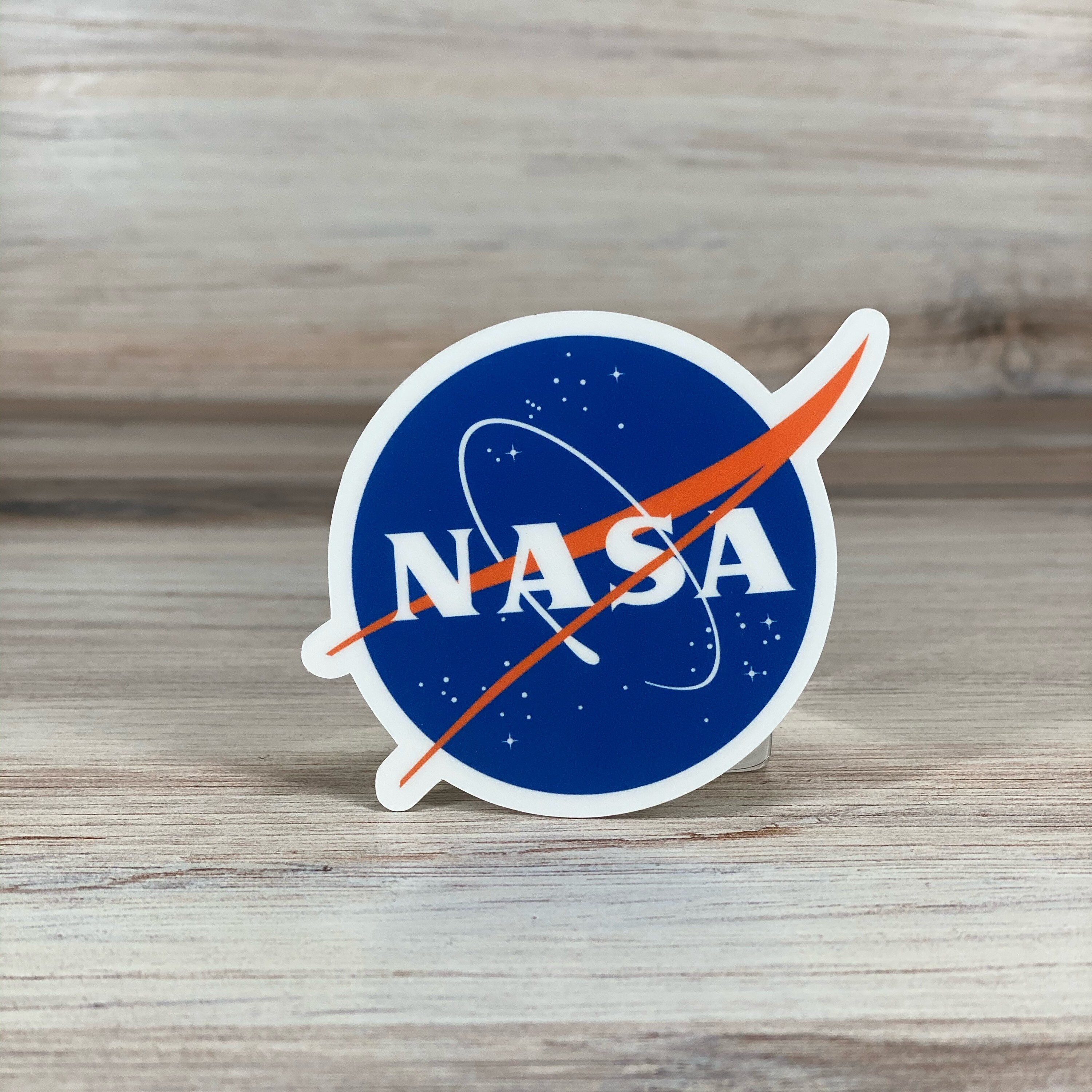 NASA Logo Sticker US National Aeronautics and Space | Etsy