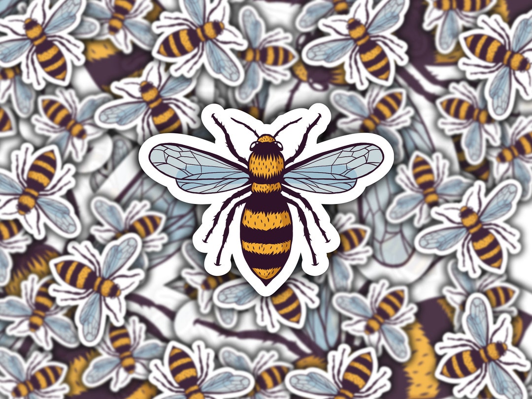 Bumble Bee Sticker, Bee Decal, Save the Bees, Waterproof Vinyl Sticker ...