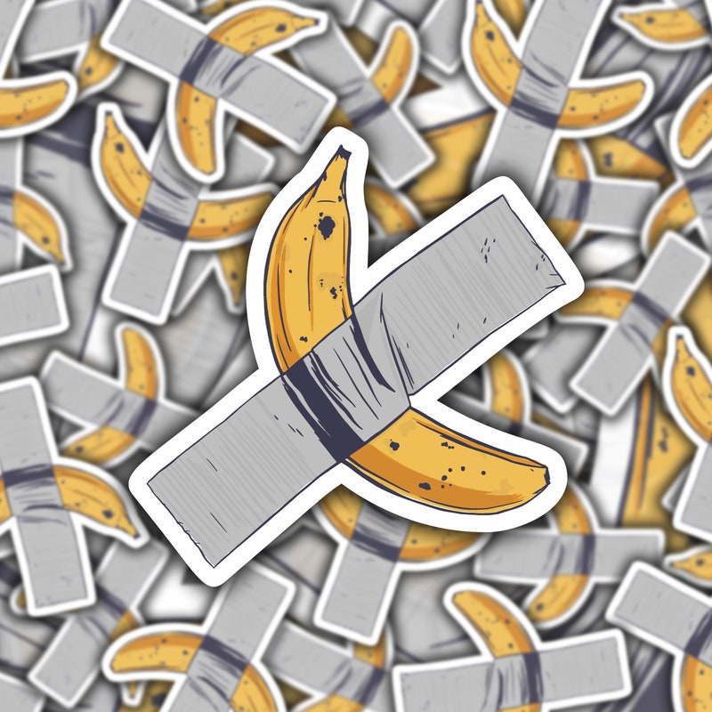 Banana Sticker - Etsy