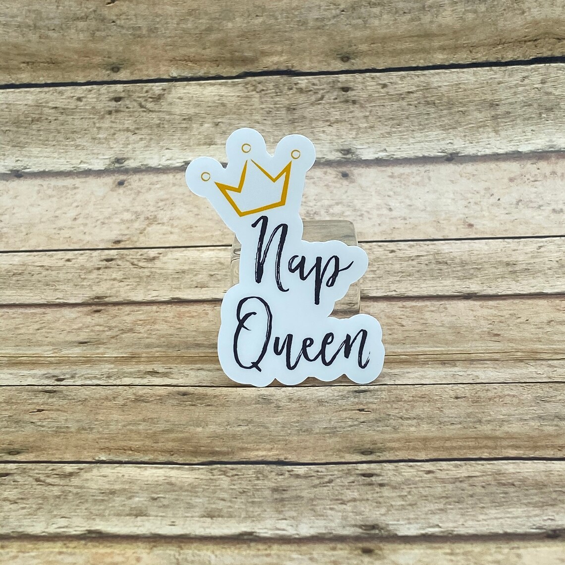 Nap Queen Sticker Nap Lover Decal Waterproof Vinyl Stickers | Etsy