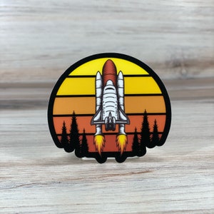 Space Shuttle Sticker Outer Space Decal Waterproof Vinyl - Etsy