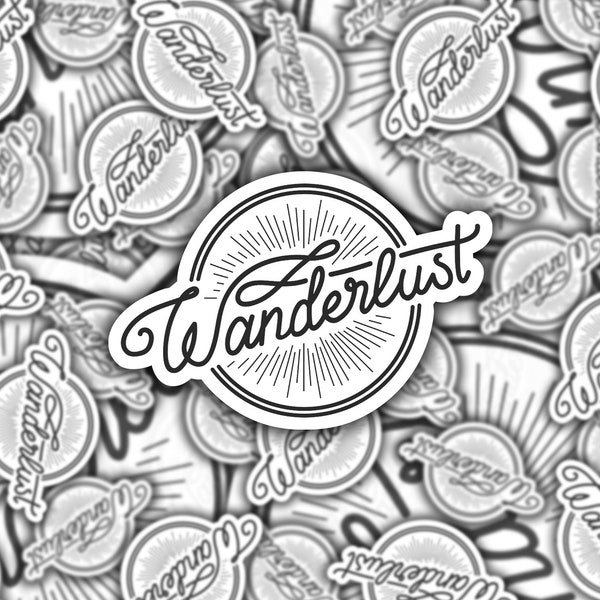 Wanderlust Decal - Etsy