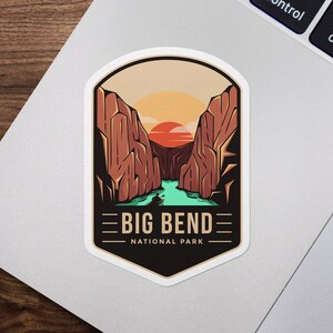 Big Bend National Park Badge Sticker US National Parks Decal - Etsy