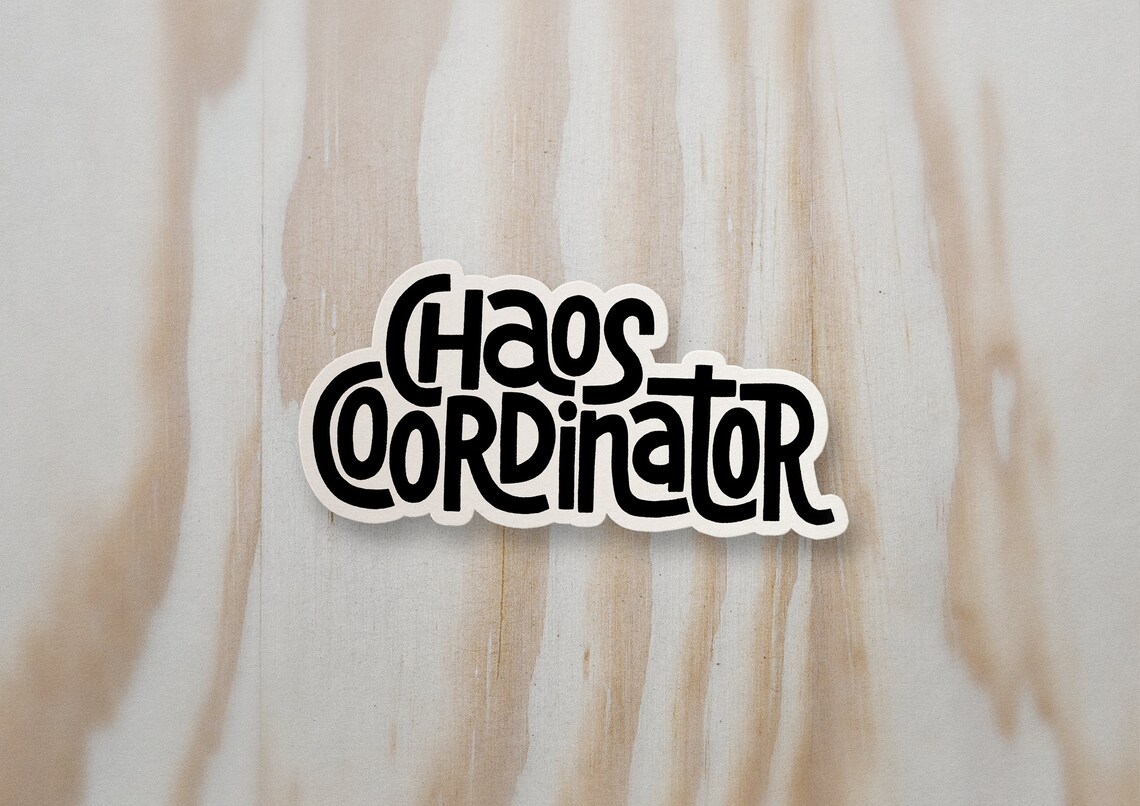 Chaos Coordinator Sticker Wedding Planner Funny Sticker - Etsy