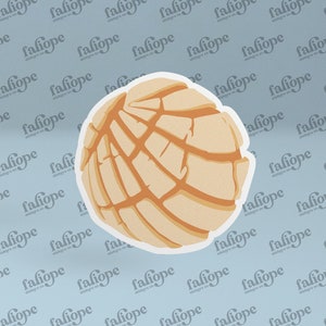 Concha Conchas Sticker, Pan Dulce, Mexican Sweet Bread, Food Sticker ...
