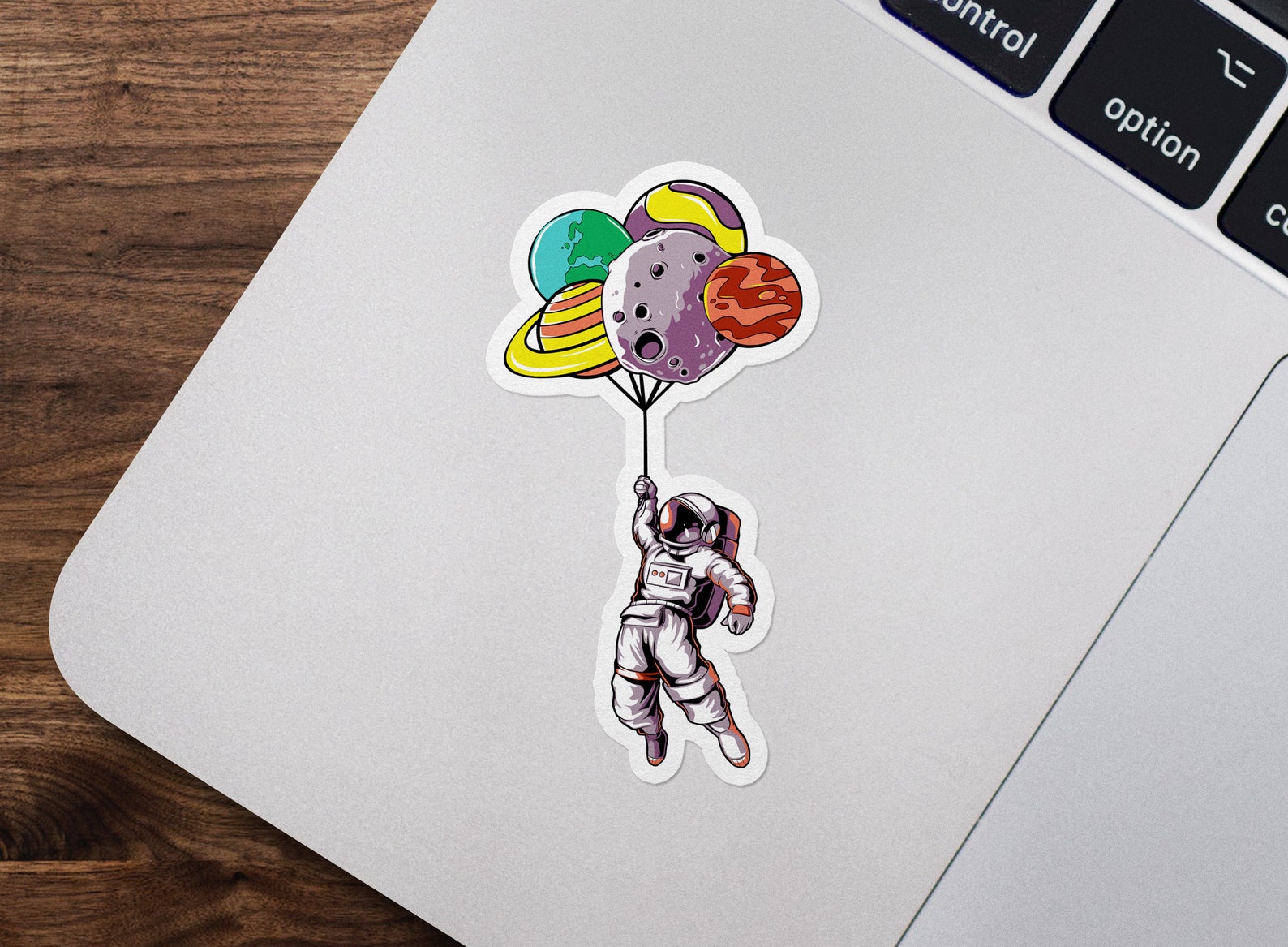 Floating Astronaut Sticker Outer Space Decal Colorful - Etsy