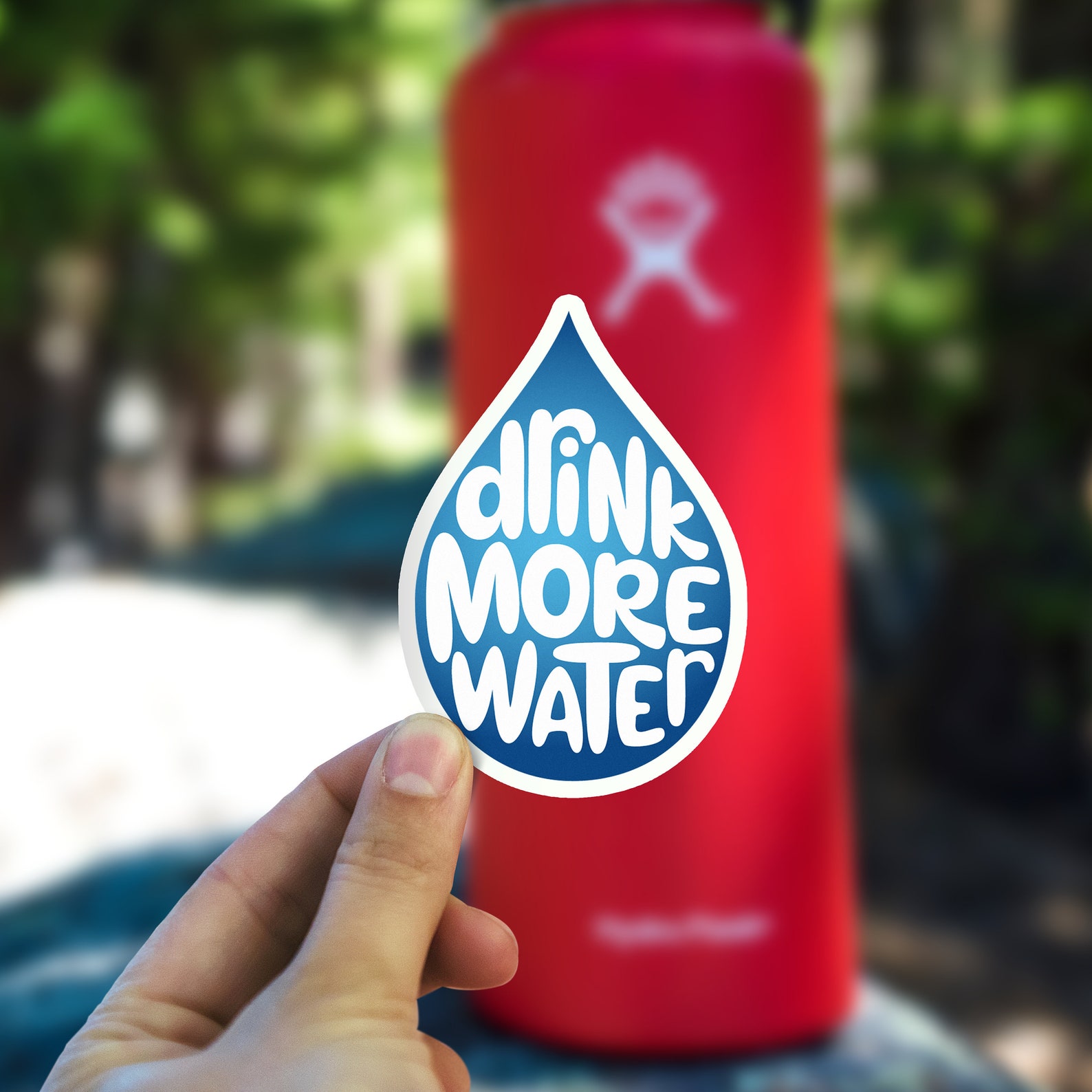 Drink More Water Sticker Hydration Reminder Sticker | Etsy