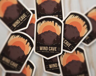 Wind Cave Sticker - Etsy