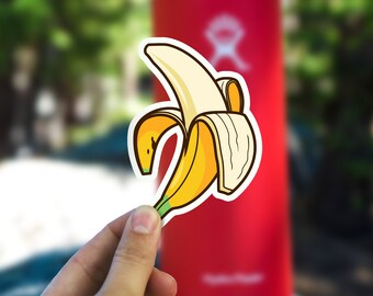 Banana Sticker | Etsy