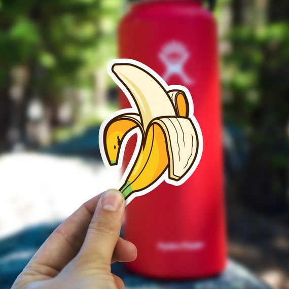Stickers, Labels & Tags Paper & Party Supplies Banana Decal Banana ...