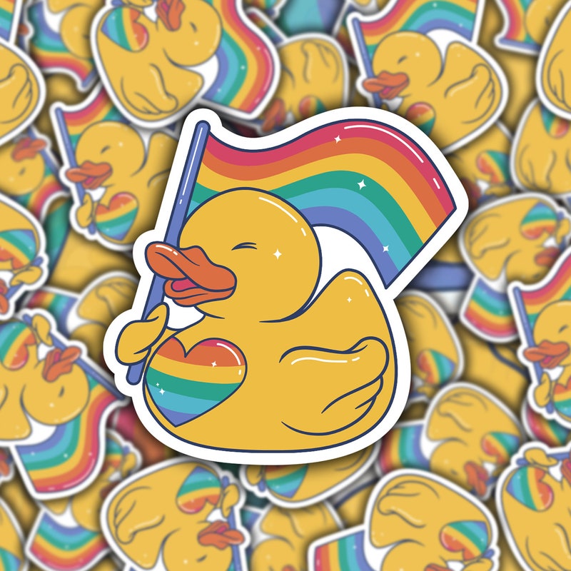Rubber Duck Sticker - Etsy
