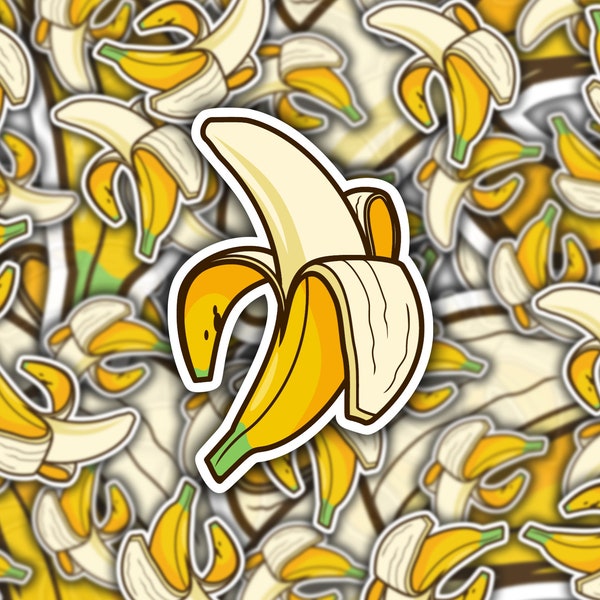 Banana Stickers - Etsy