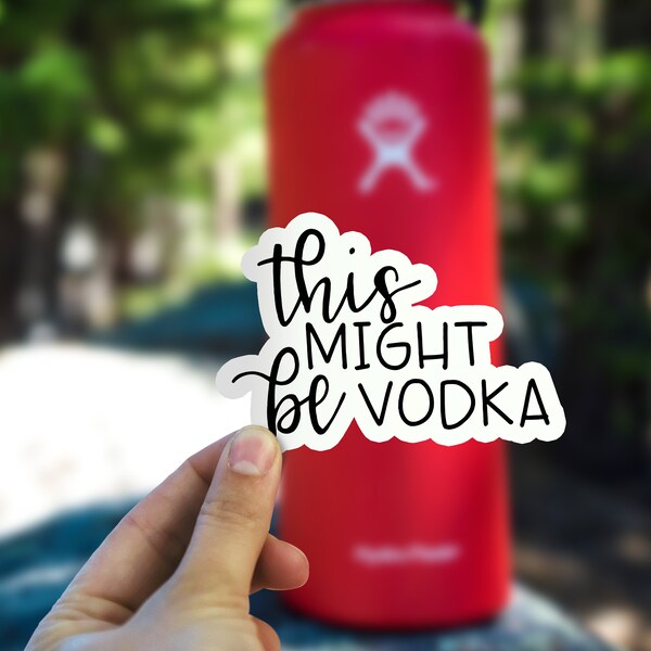Vodka Decal - Etsy