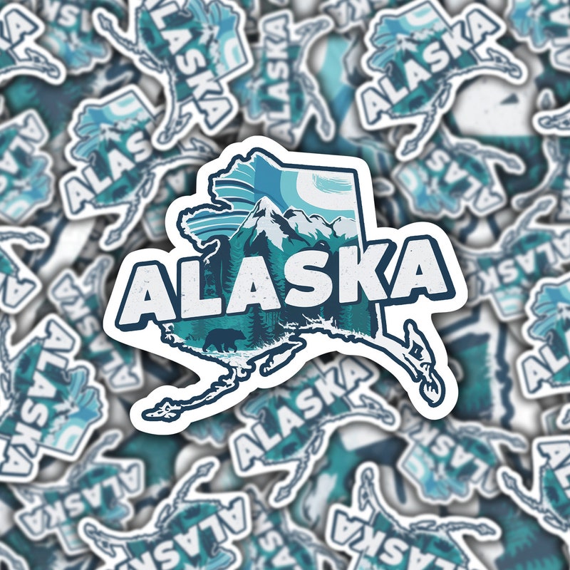 Alaska Sticker - Etsy