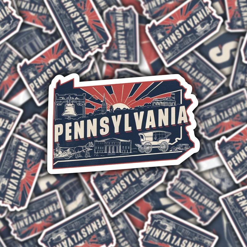 Pennsylvania Decal - Etsy