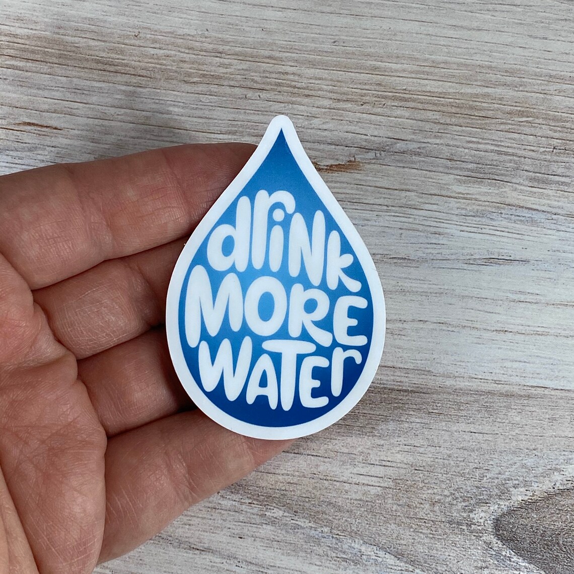 Drink More Water Sticker Hydration Reminder Sticker | Etsy