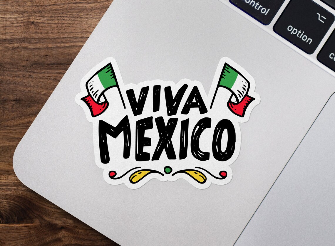 Viva Mexico Sticker Decal Mexican Flags Waterproof Vinyl - Etsy