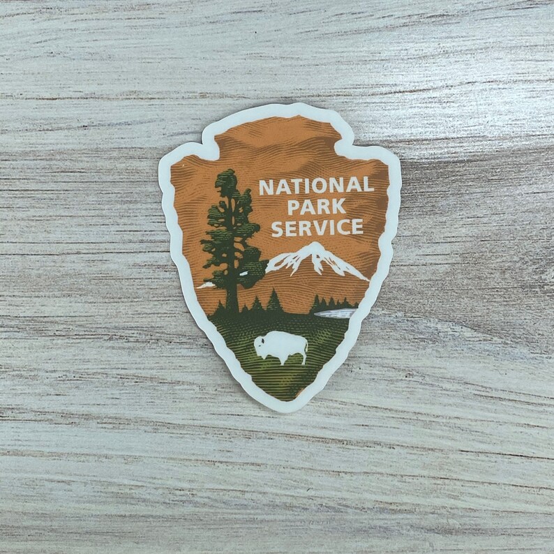 National Park Service Logo Sticker US National Parks Decal | Etsy