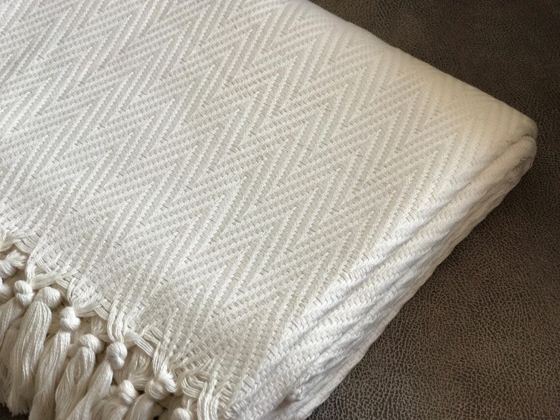 Cotton Blanket Turkish Blanket Luxury Softened Blanket - Etsy