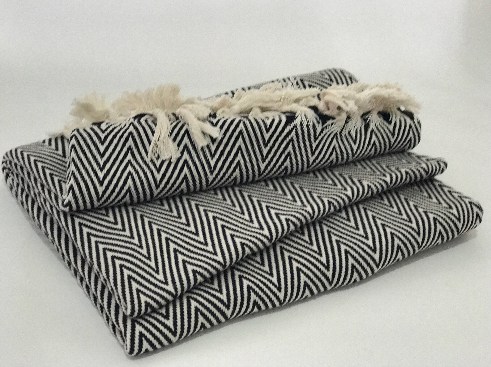 Cotton Blanket, Turkish Blanket, Luxury Softened Blanket, Throws and ...