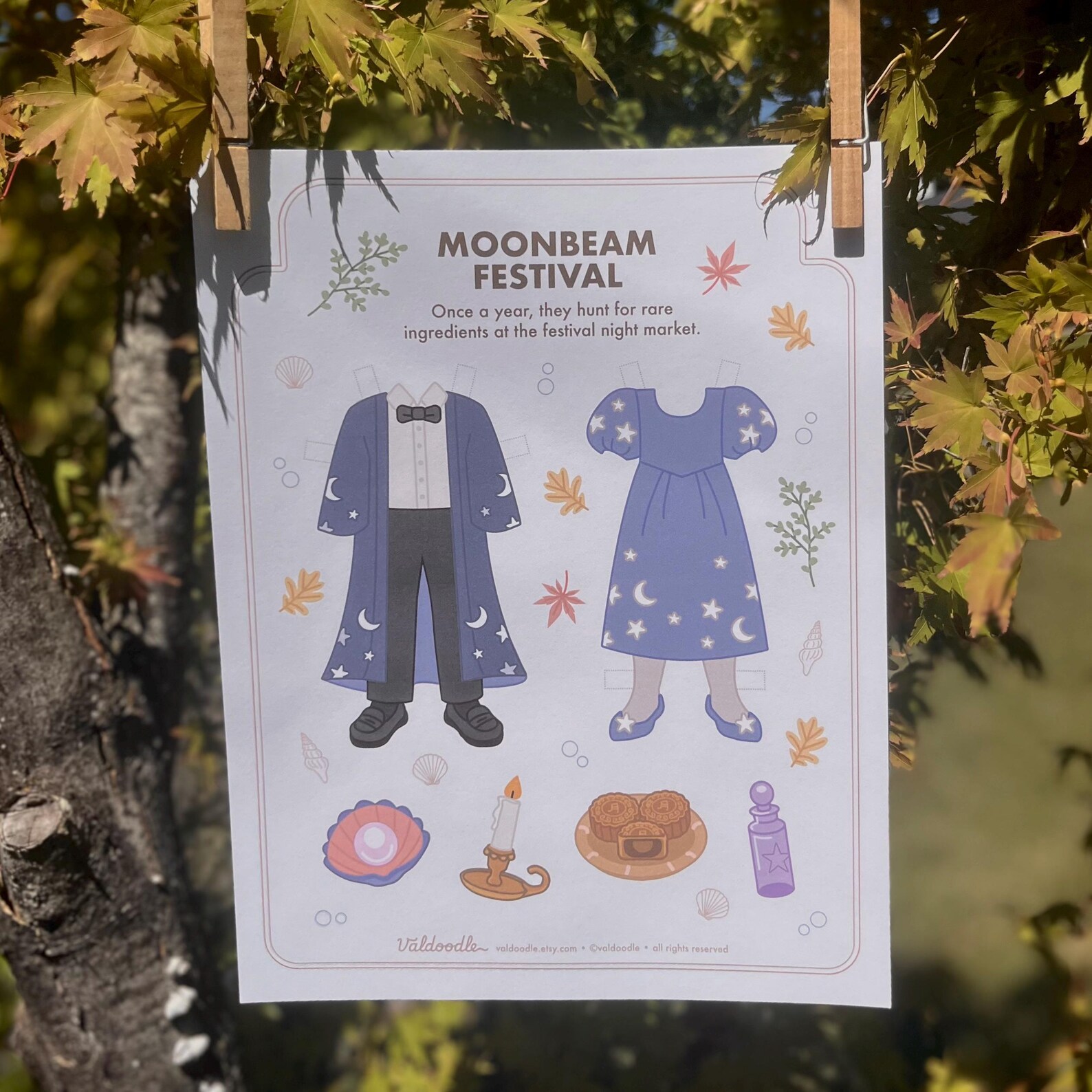 Printable Paper Dolls | Autumn by the Sea | DIY Activity Craft for ...